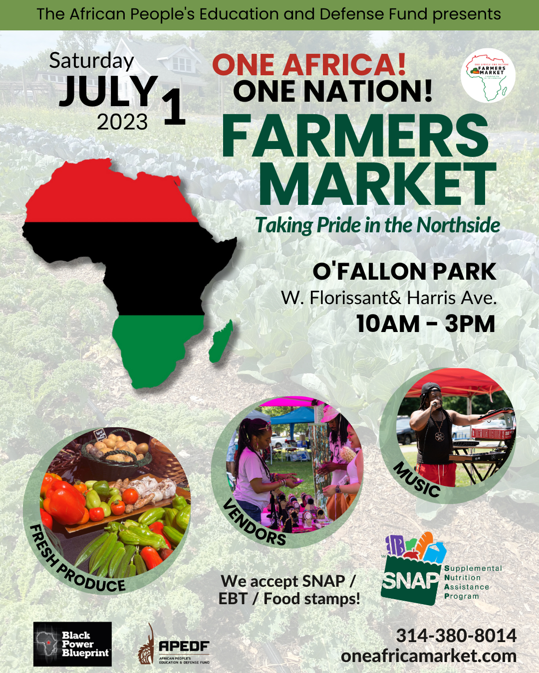 One Africa! One Nation! Farmers Market - St. Louis African Farmers Market